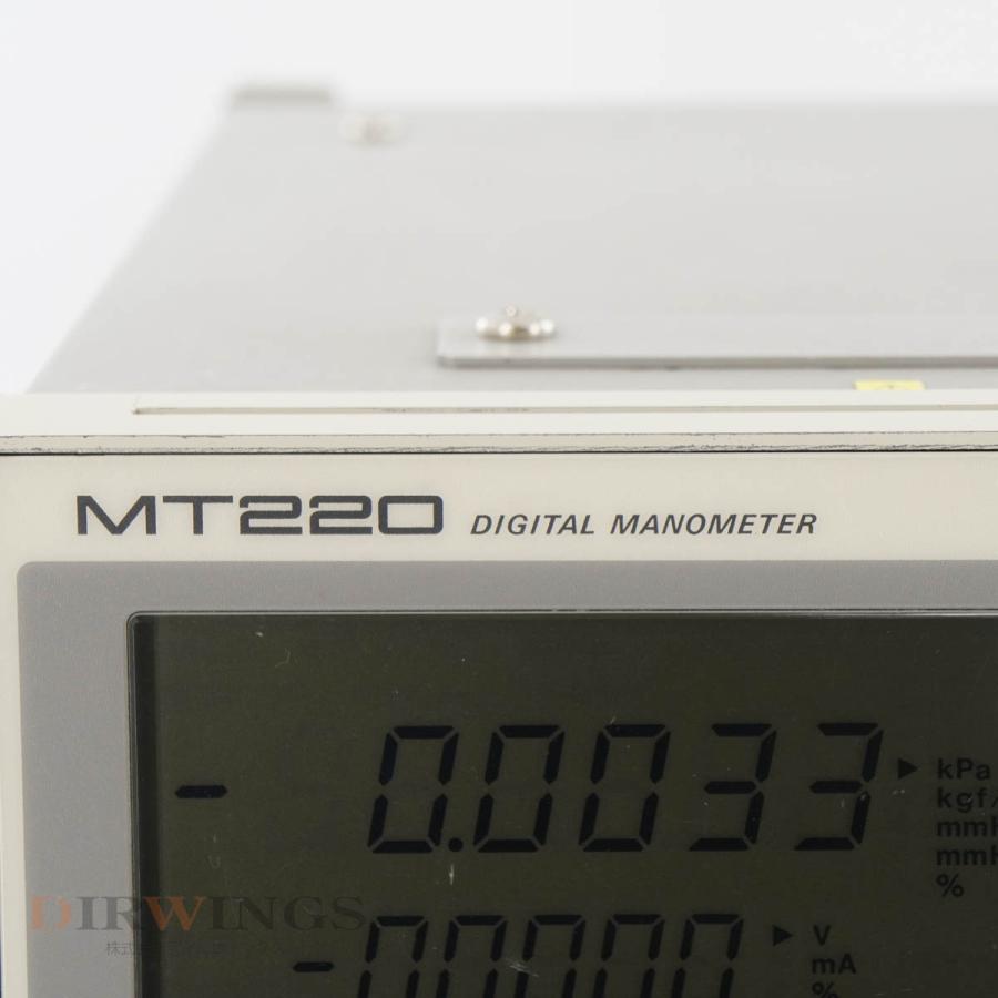 [JB]USED 保証なし YOKOGAWA MT220 767301-U2-C1-P1-M/DA DIGITAL MANOMETER 圧力計 マノメーター 電源コード 取扱説明書 ...