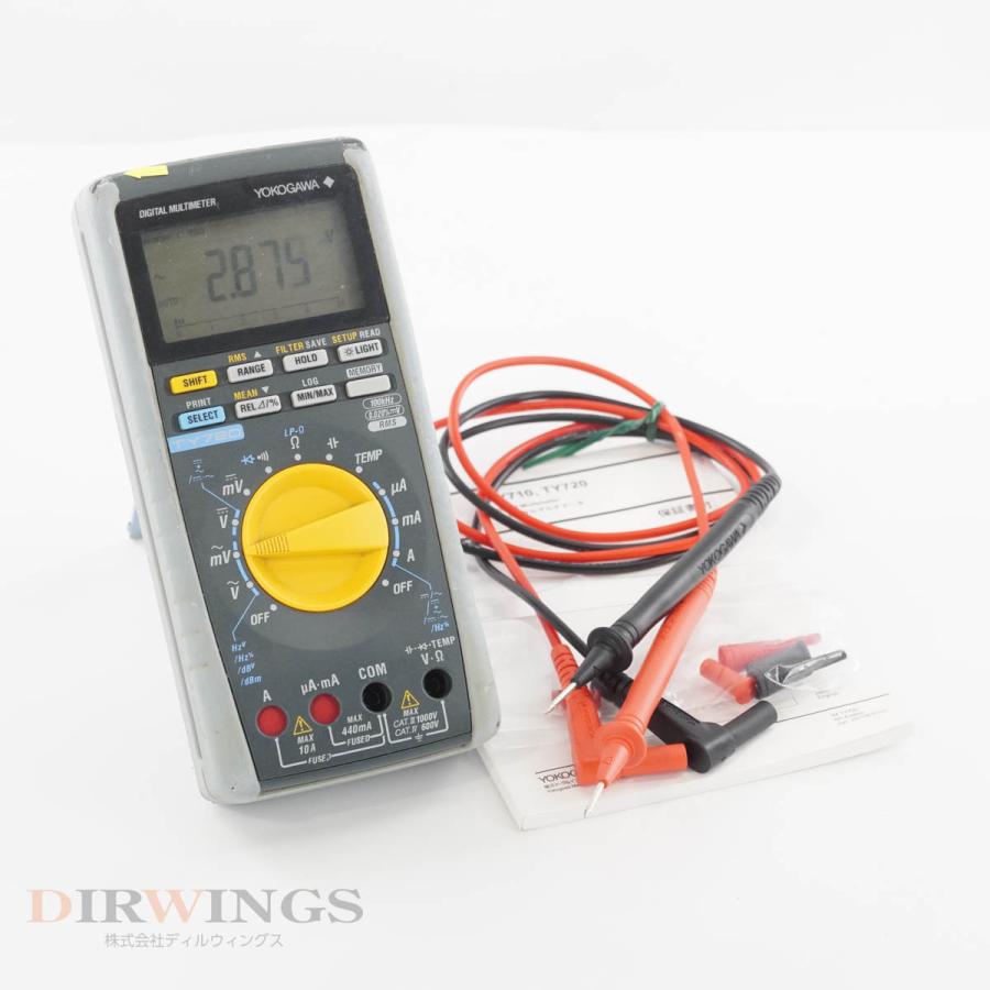 [JB]USED 保証なし YOKOGAWA TY720 DIGITAL MULTIMETER デジタルマルチメーター 取扱説明書 ...