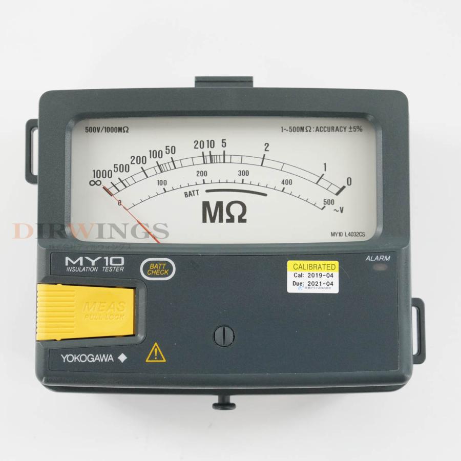 [DW]USED 8日保証 YOKOGAWA MY10 MY10-04 INSULATION TESTER 絶縁抵抗計 [05833-0019 ...