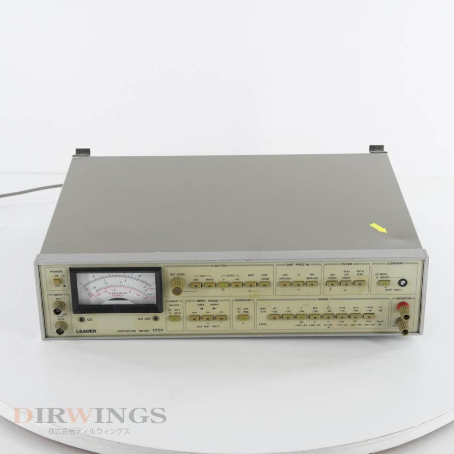 [DW]USED 8日保証 LEADER 1701 DISTORTION METER 歪率計 歪み率計 [05833-0071] : ソクラボ ...
