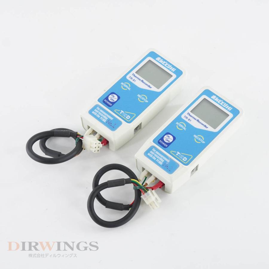 [DW]USED 8日保証 2台セット T＆D TR-81 おんどとりHi Thermo Recorder 温度記録計 [05833-0080] : ソクラボショップ - 通販 - Yahoo ...