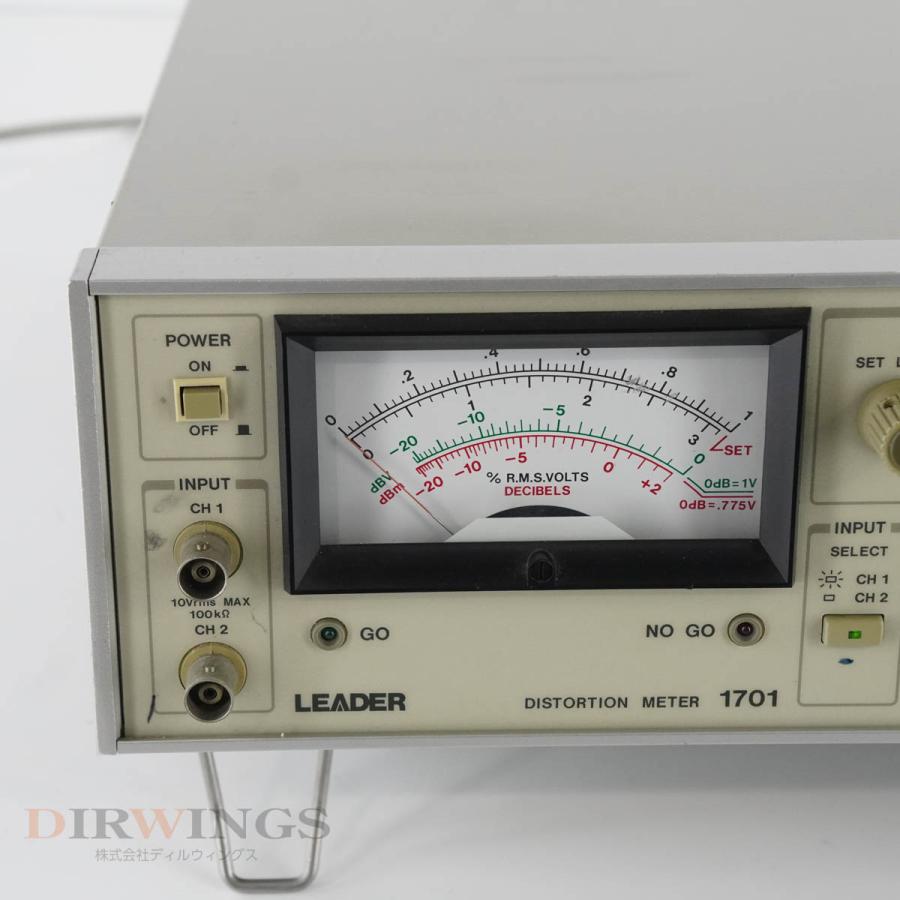 [DW]USED 8日保証 8台入荷 LEADER 1701 DISTORTION METER 歪率計 歪み率計 [05833-0179 ...