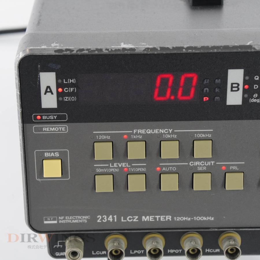 [DW]USED 8日保証 NF 2341 LCZ METER LCZメーター 120Hz-100kHz [05834-0024] : ソク ...
