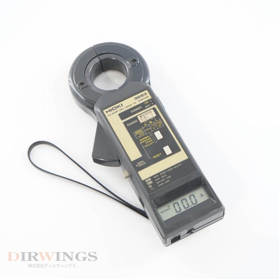 [DW]USED 8日保証 HIOKI 3263 CLAMP ON LEAK Hi TESTER クランプオンリークハイテスター [05835 ...