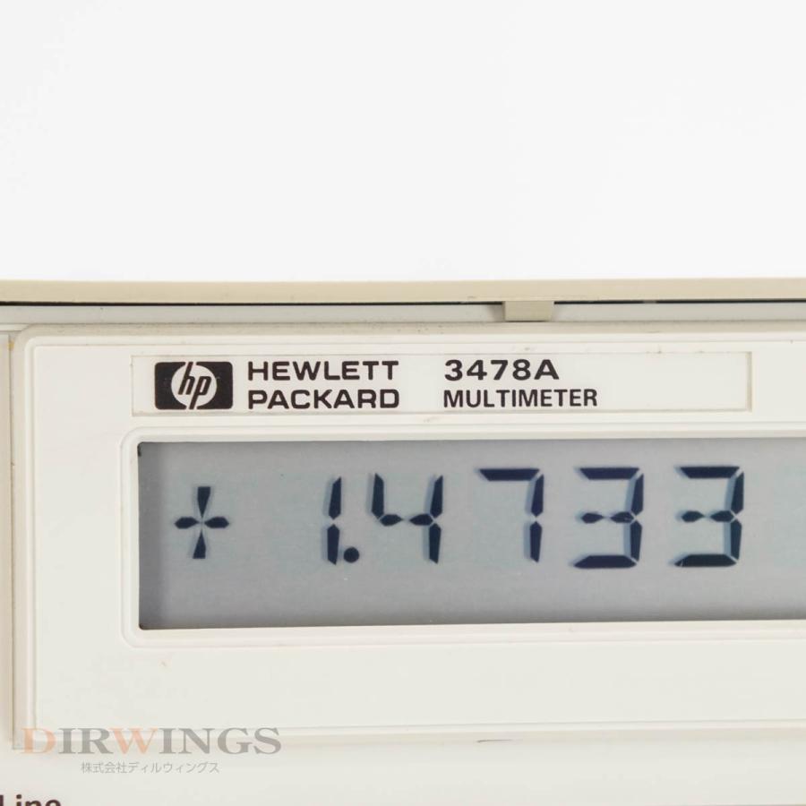 [DW]USED 8日保証 hp 3478A MULTIMETER マルチメーター [05835-0058] : DIRWINGSショップ - 通販 - Yahoo!ショッピング