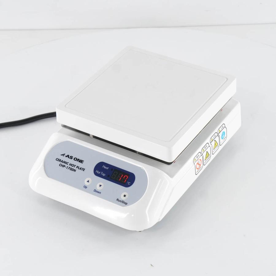 [DW]USED 8日保証 AS ONE CHP-170DN CERAMIC HOT PLATE セラミックホットプレート 電源コード 取扱 ...