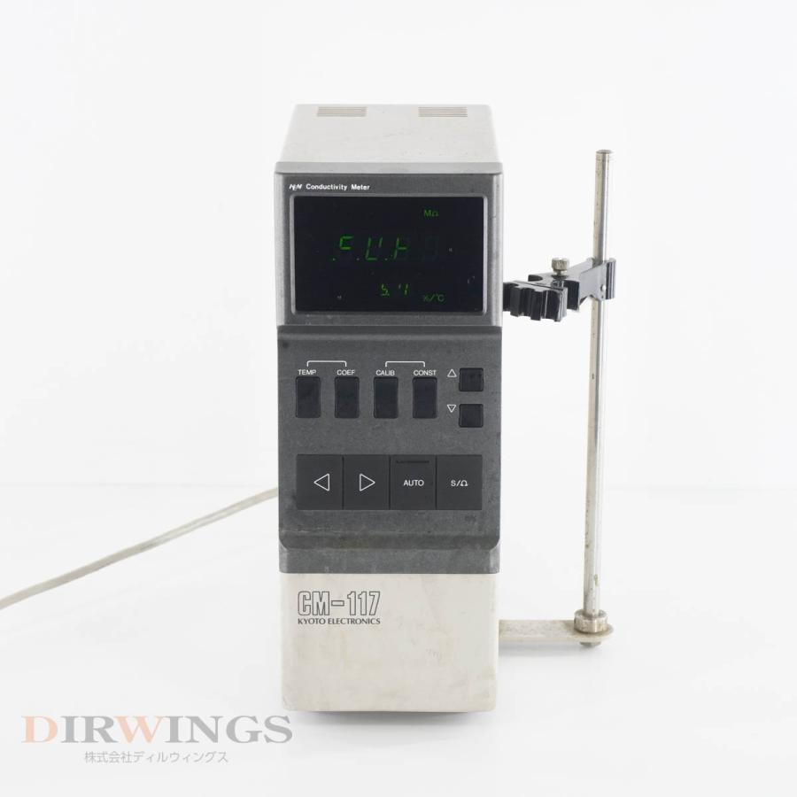 [JB]USED 保証なし KEM CM-117 Conductivity Meter 溶液導電率計 電気伝導度検出器 電源コード ...