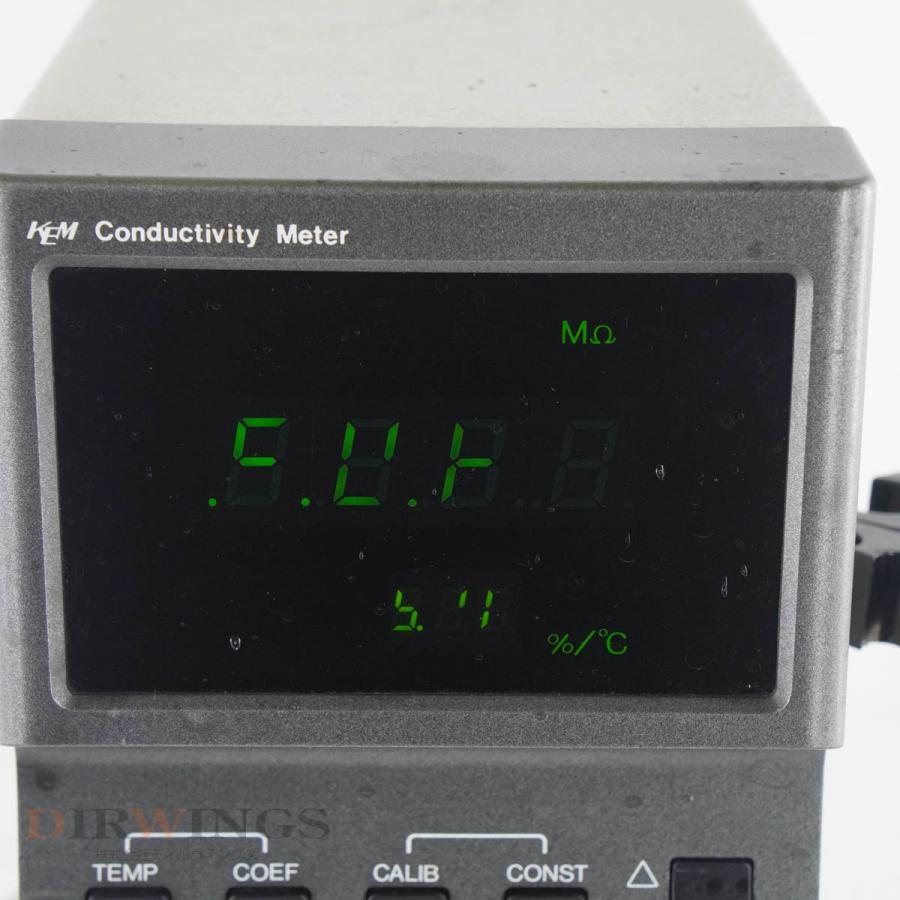 [JB]USED 保証なし KEM CM-117 Conductivity Meter 溶液導電率計 電気伝導度検出器 電源コード ...