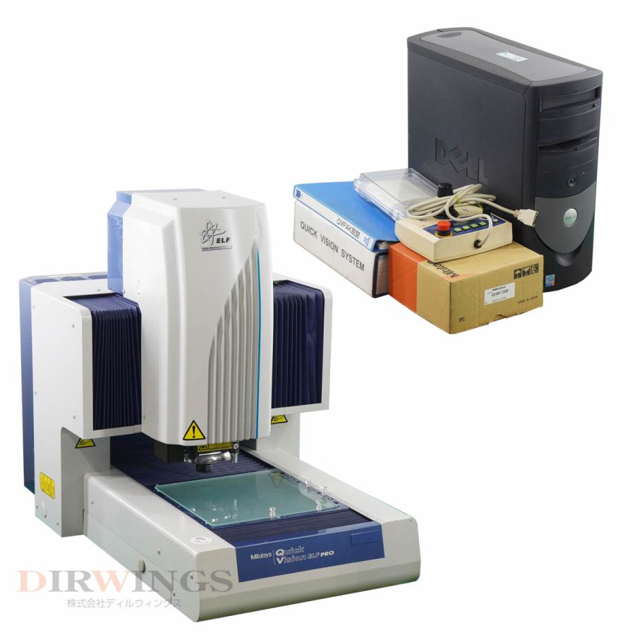 [JB]USED 保証なし Mitutoyo Quick Vision ELF PRO QVE200-PRO_ELT2S(T) CNC画像測定 ...