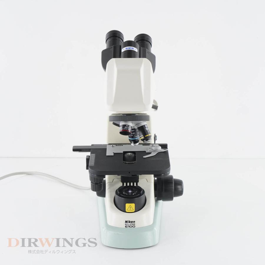 [DW]USED 8日保証 NIKON ECLIPSE E100LED MV L Microscope 顕微鏡 CFI10×/18 4×/0. ...