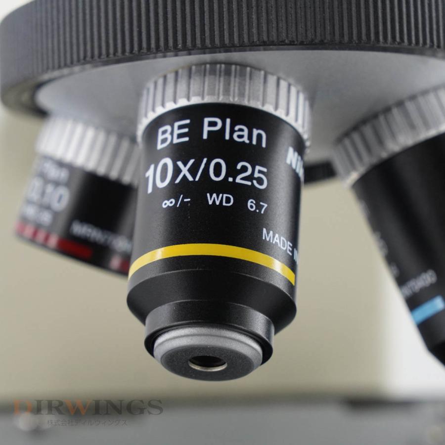 [DW]USED 8日保証 NIKON ECLIPSE E100LED MV L Microscope 顕微鏡 CFI10×/18 4×/0. ...