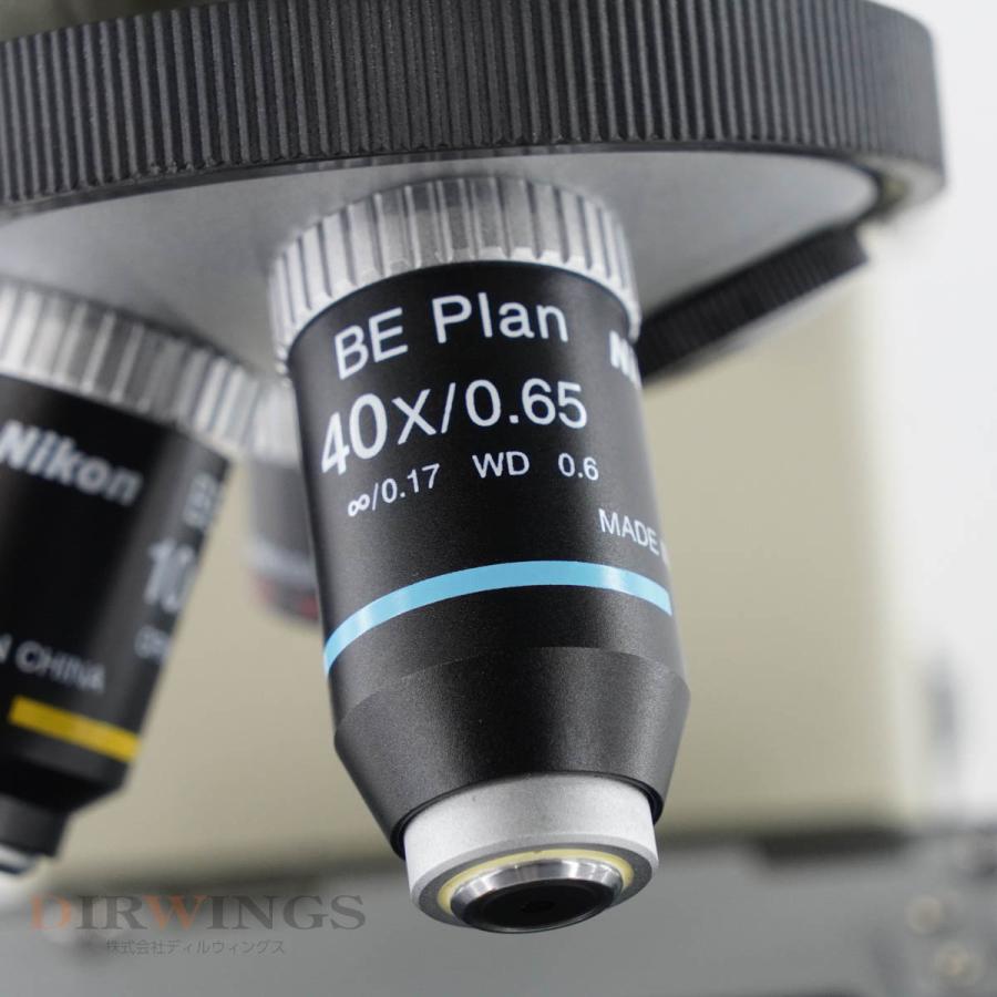 [DW]USED 8日保証 NIKON ECLIPSE E100LED MV L Microscope 顕微鏡 CFI10×/18 4×/0. ...