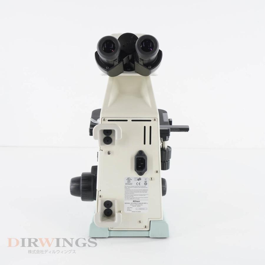 [DW]USED 8日保証 NIKON ECLIPSE E100LED MV L Microscope 顕微鏡 CFI10×/18 4×/0. ...