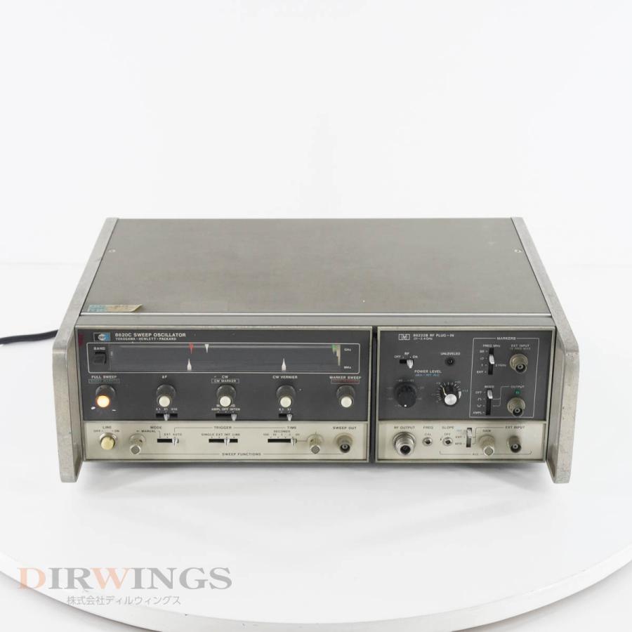 [DW]USED 8日保証 YHP 8620C SWEEP OSCILLATOR スイープオシレーター 86222B .01-2.4GHz ...