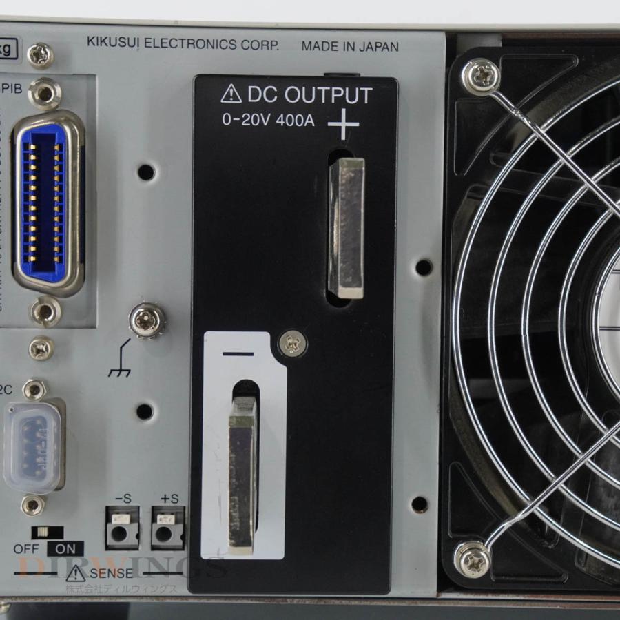 [DW]USED 8日保証 2024年11月次期校正 KIKUSUI PAT20-400T PAT-T Series REGULATED DC ...
