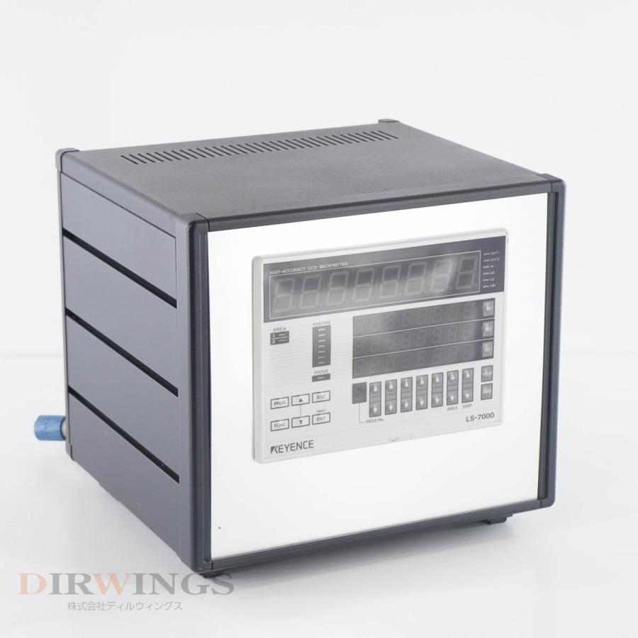 [PG]USED 8日保証 KEYENCE LS-7000 HIGH-ACCURACY CCD MICROMETER 高速 高精度デジタル寸法 ...