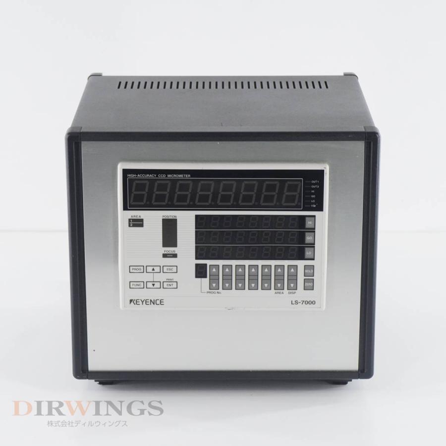 [PG]USED 8日保証 KEYENCE LS-7000 HIGH-ACCURACY CCD MICROMETER 高速 高精度デジタル寸法 ...