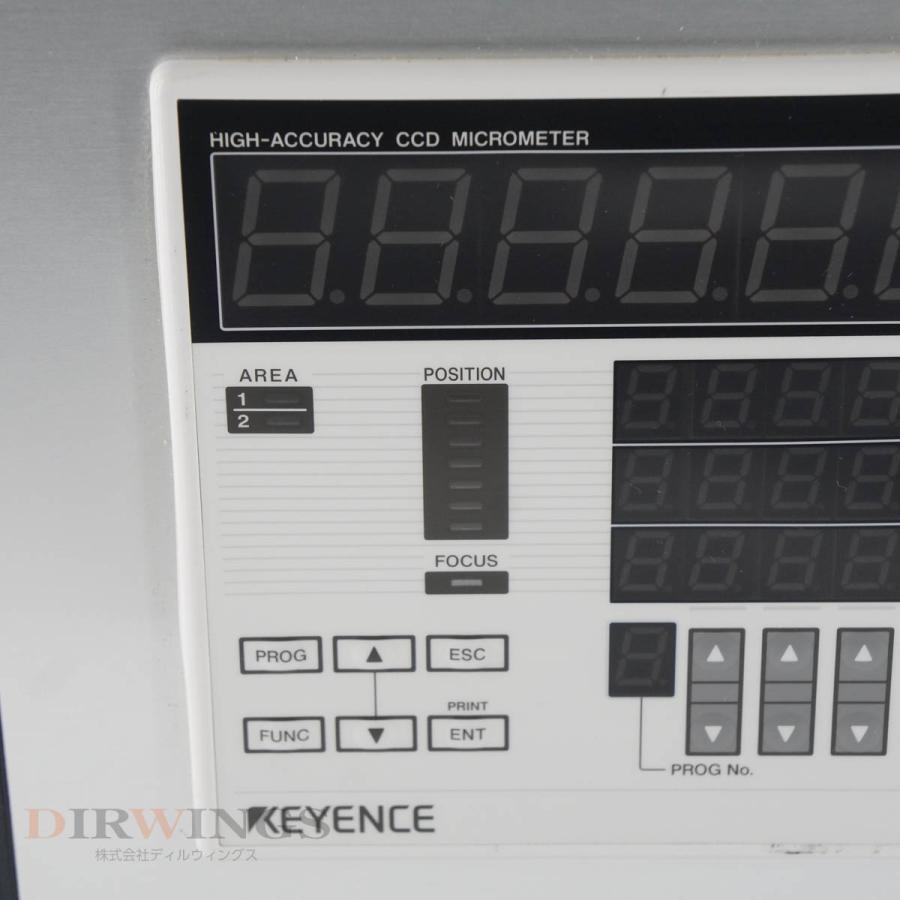 [PG]USED 8日保証 KEYENCE LS-7000 HIGH-ACCURACY CCD MICROMETER 高速 高精度デジタル寸法 ...