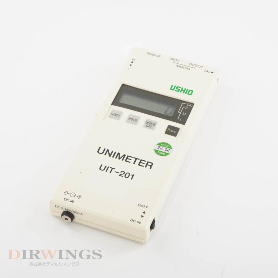 [DW]USED 8日保証 08/2022CAL USHIO UIT-201 UNIMETER Ultraviolet Radiometer ...