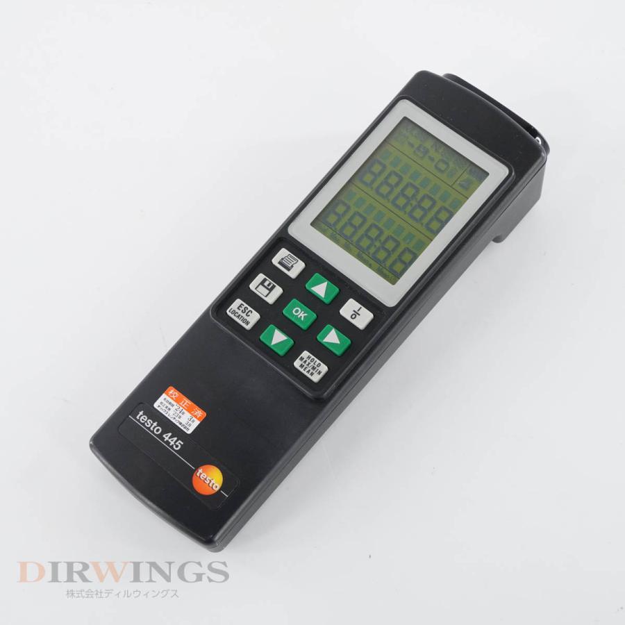 [DW]USED 8日保証 03/2023CAL TESTO 445 VAC計測器 ベーン式風速計 多機能環境測定器 取扱説明書 [05890 ...