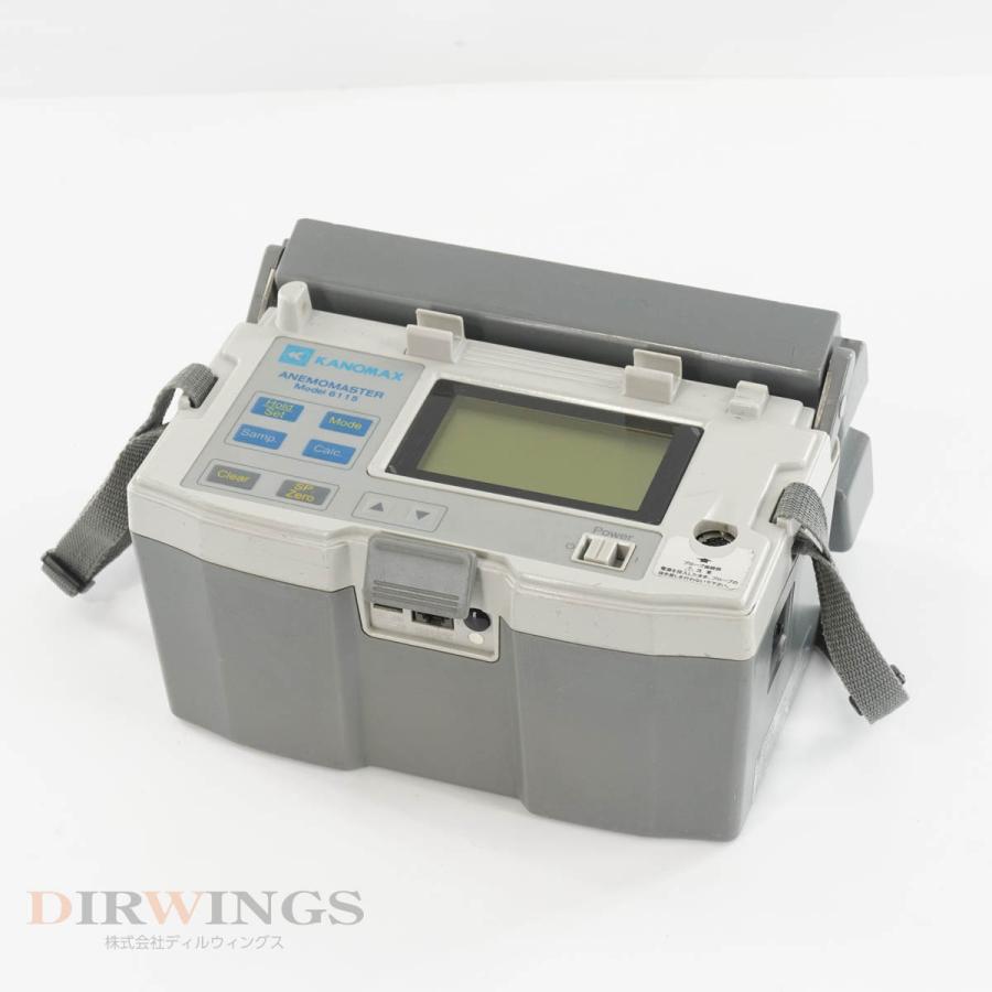 [JB]USED 保証なし KANOMAX 6115 ANEMOMASTER アネモマスター 風速計 取扱説明書 [05890-0017 ...