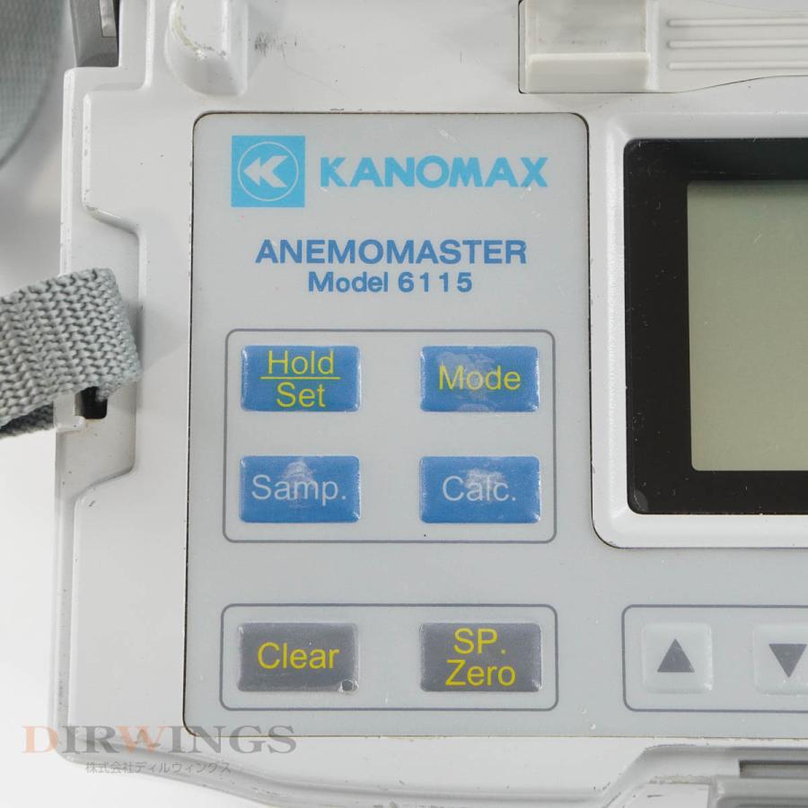 [JB]USED 保証なし KANOMAX 6115 ANEMOMASTER アネモマスター 風速計 取扱説明書 [05890-0035 ...