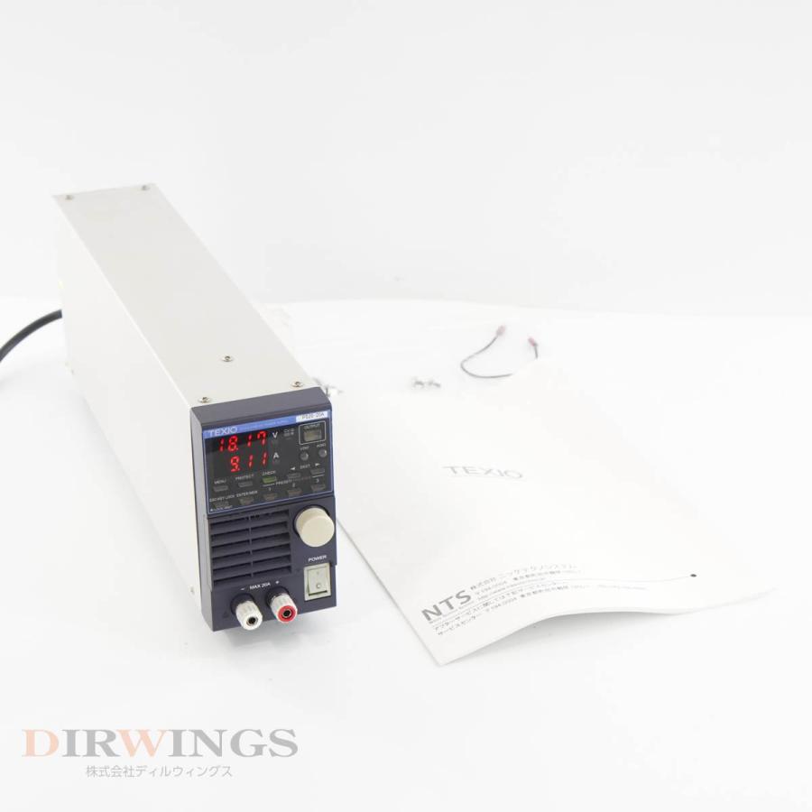 [DW]USED 8日保証 TEXIO PS20-20A PS-A REGULATED DC POWER SUPPLY 直流安定化電源 DC ...