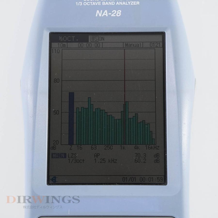 [JB]USED 保証なし RION NA-28 SOUND LEVEL METER 1/3 OCTAVE BAND ANALYZER 精密 ...