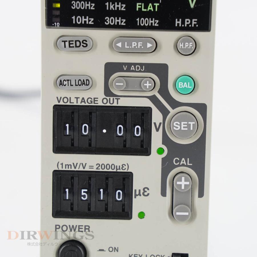 [JB]USED 保証なし KYOWA DPM-913B DPM-900 STRAIN AMPLIFIER 動ひずみ測定器 ストレンアンプ 電源コード 取扱説明書 [05890-0192 ...