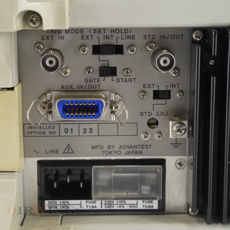 [JB]USED 保証なし ADVANTEST R5372 MICROWAVE COUNTER マイクロ波周波数カウンター OPT 01 23 ...