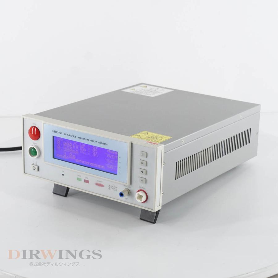 [DW]USED 8日保証 10/2022CAL HIOKI WT-8773 WT-8770 Series AC/DC/IR HIPOT ...