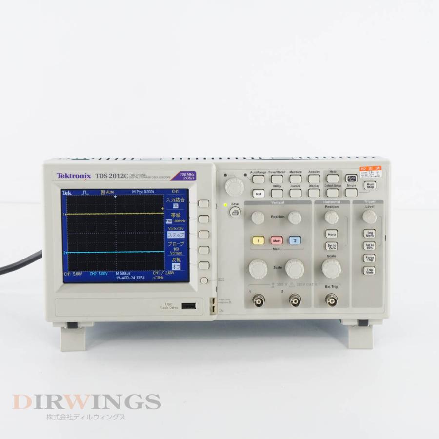 [DW]USED 8日保証 05/2023CAL Tektronix TDS 2012C TDS2012C DIGITAL STORAGE ...