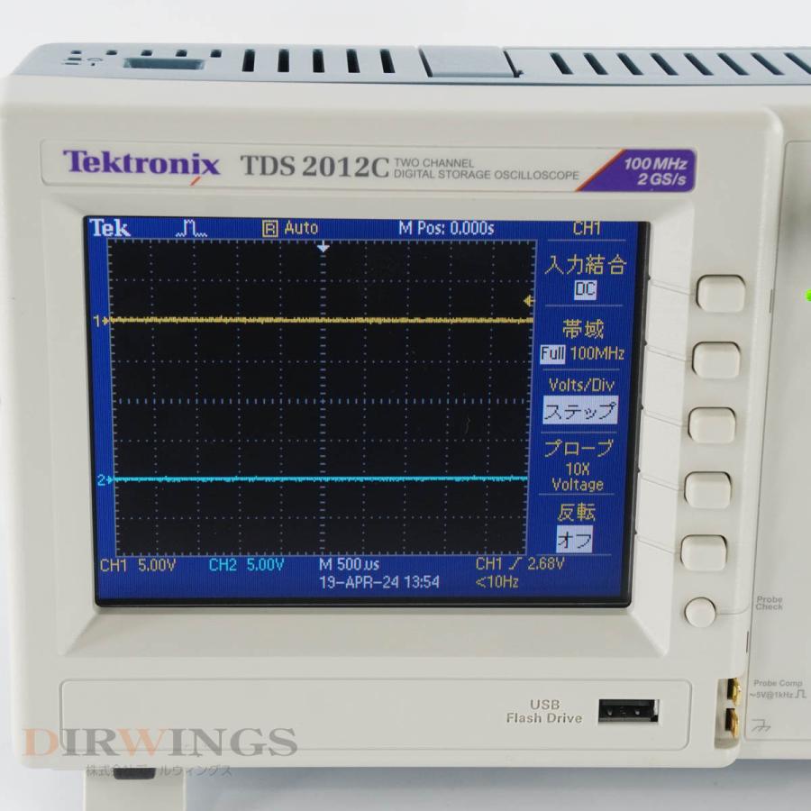 [DW]USED 8日保証 05/2023CAL Tektronix TDS 2012C TDS2012C DIGITAL STORAGE ...