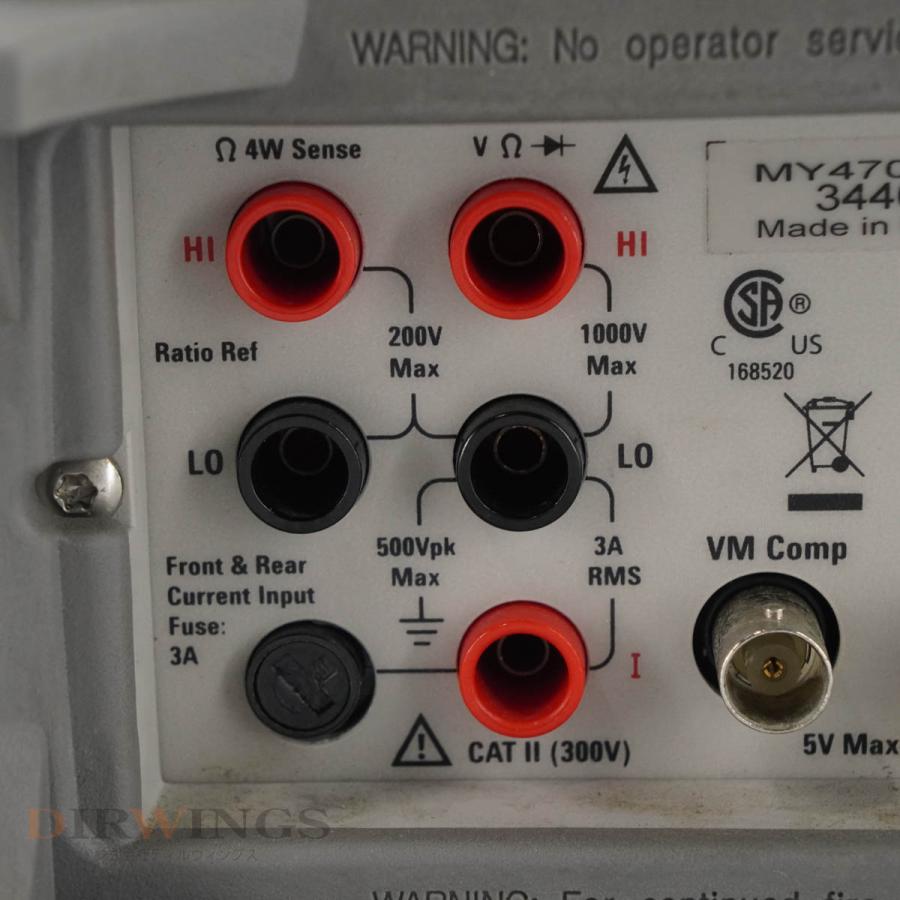 [JB]USED 保証なし Agilent 34401A 6 1/2 Digit Multimeter デジタルマルチメーター [05890 ...