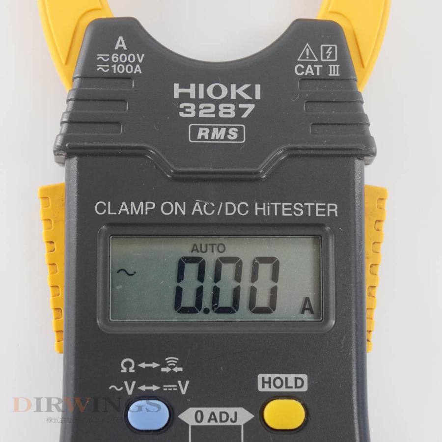 [JB]USED 保証なし HIOKI 3287 CLAMP ON AC/DC HiTESTER クランプオンハイテスター クランプメーター ...