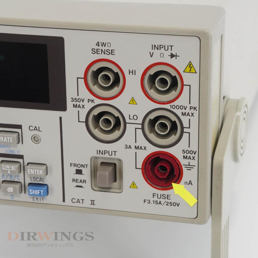 [DW]USED 8日保証 10/2022CAL ADVANTEST R6552 DIGITAL MULTIMETER デジタルマルチメーター ...