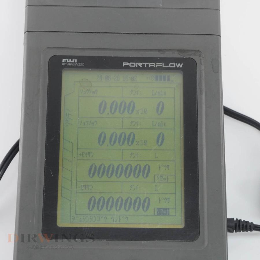 [DW]USED FUJI ELECTRIC FLC S1012 PORTAFLOW Ultrasonic Flow Meter ポータブル形 ...