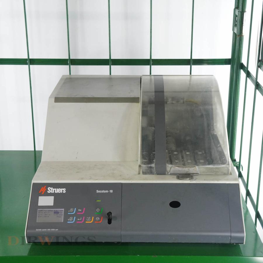 [PG]USED 8日保証 Struers Secotom-10 05036127 精密切断機 取扱説明書 [05899-0022 ...