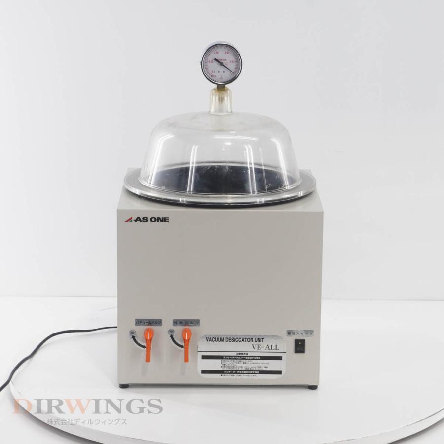 [DW]USED 8日保証 AS ONE VE-ALL VACUUM DESICCATOR UNIT ポンプ内蔵真空デシケーター エコノミー ...