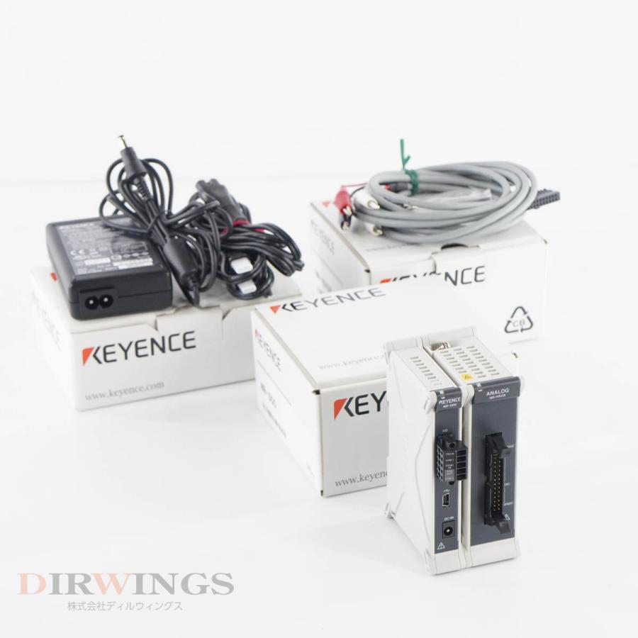 [PG]USED 8日保証 セット KEYENCE NR-500 NR-HA08 マルチ入力データロガー 高速アナログ計測ユニット AC ...