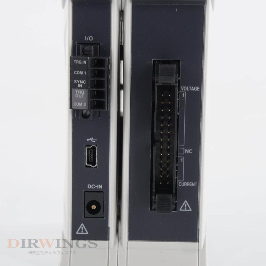 [PG]USED 8日保証 セット KEYENCE NR-500 NR-HA08 マルチ入力データロガー 高速アナログ計測ユニット AC ...