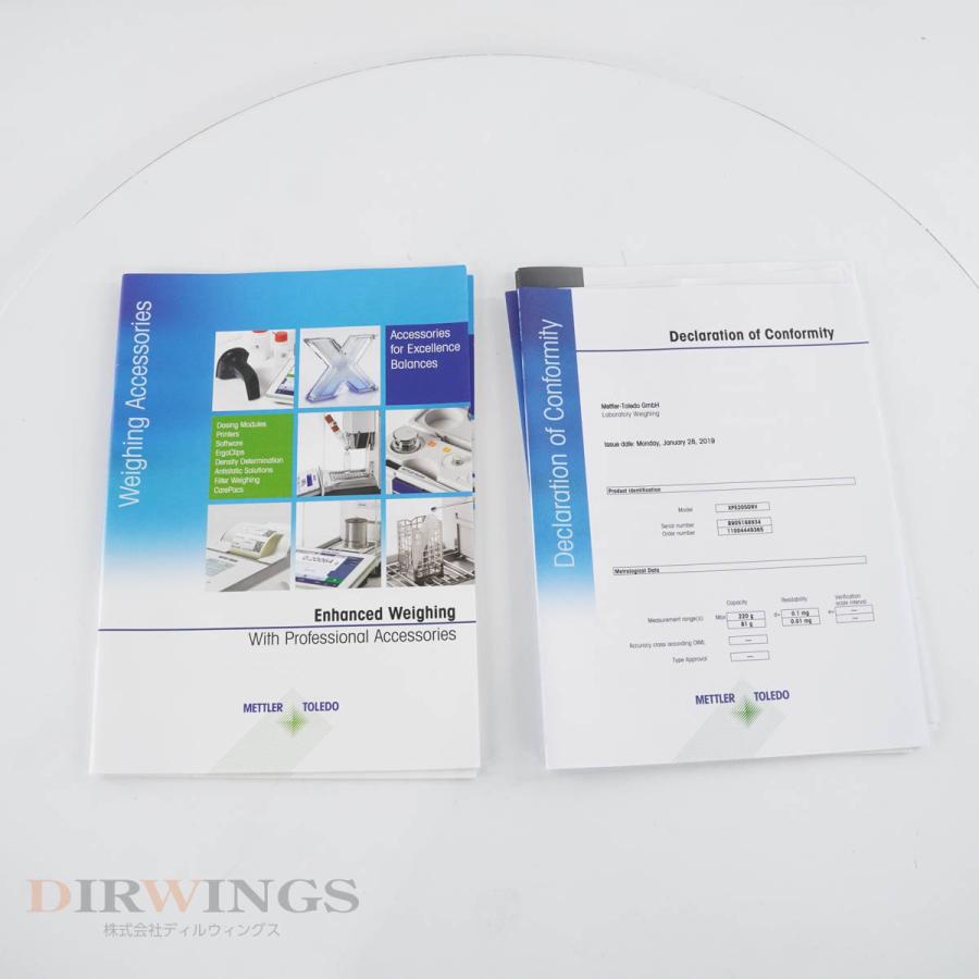 [DW]USED 8日保証 METTLER TOLEDO XPE205 XPE205DRV DeltaRange Balance 分析天びん ...