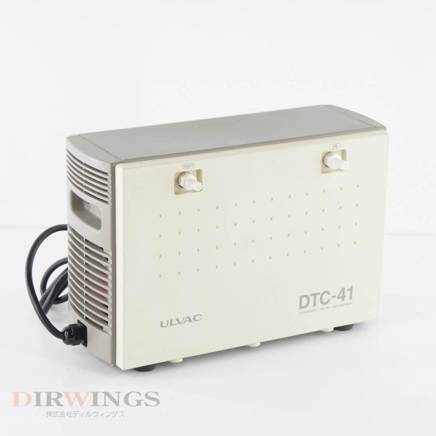 [JB]USED 保証なし ULVAC DTC-41 DIAPHRAGM TYPE DRY VACUUM PUMP ダイアフラム型ドライ真空ポンプ 50/60Hz 100V [05926 ...