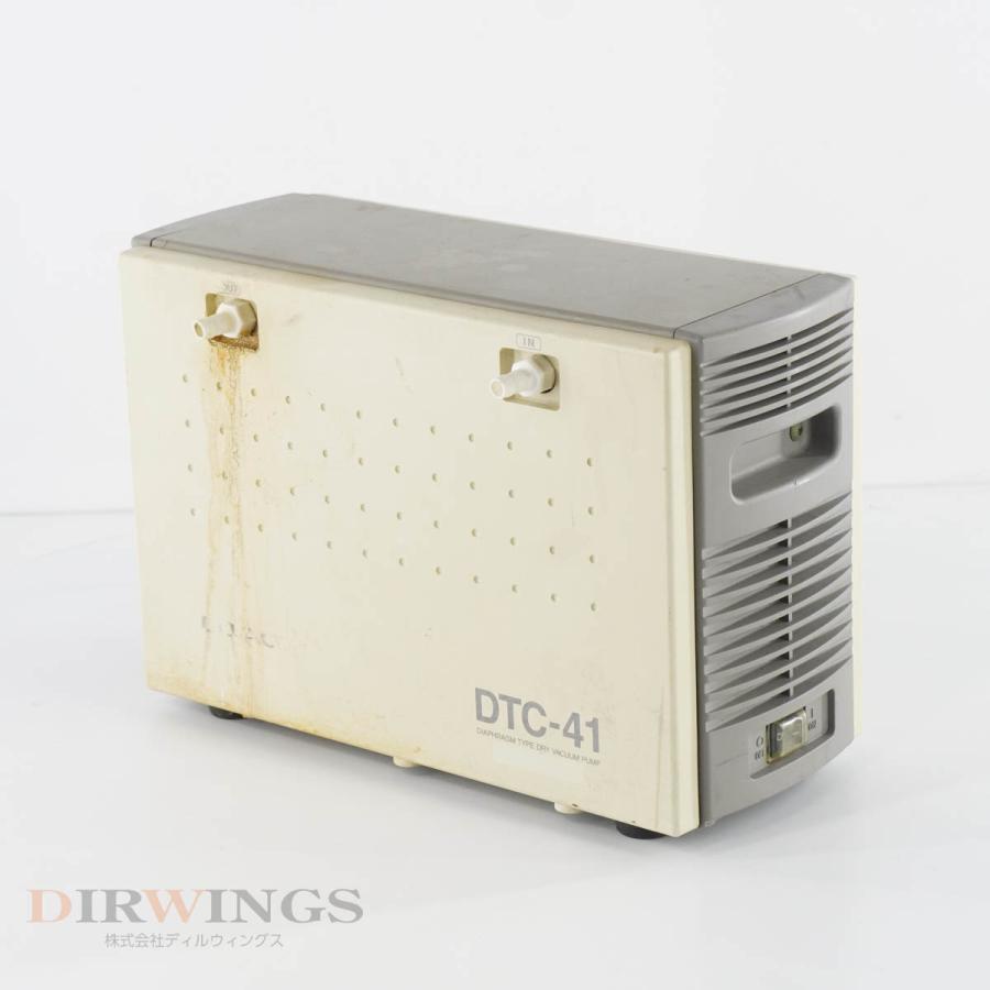 [JB]USED 保証なし ULVAC DTC-41 DIAPHRAGM TYPE DRY VACUUM PUMP ダイアフラム型ドライ真空ポンプ 50/60Hz 100V [05926 ...