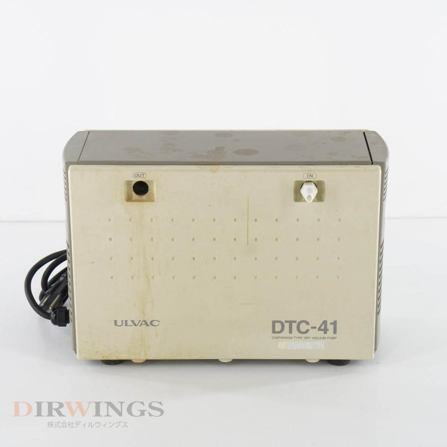 [JB]USED 保証なし ULVAC DTC-41 DIAPHRAGM TYPE DRY VACUUM PUMP ダイアフラム型ドライ真空ポンプ 50/60Hz 100V [05926 ...