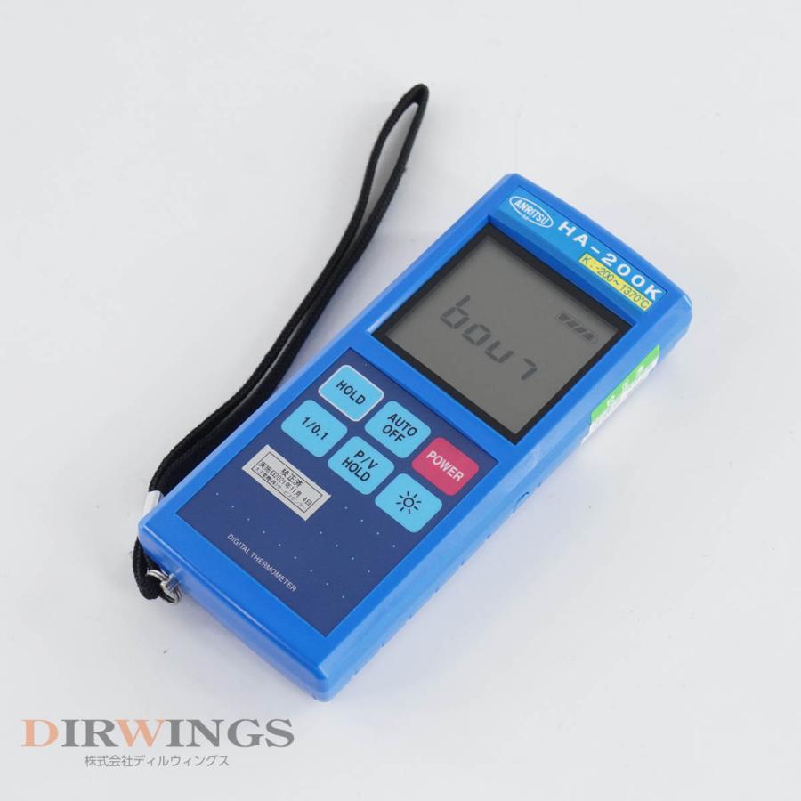 [JB]USED 保証なし Anritsu HA-200K DIGITAL THERMOMETER デジタル表面温度計 K -200~1370℃ [05940-0003] :05940 ...