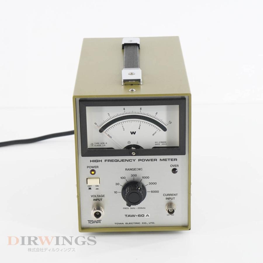 [JB]USED 保証なし TOWA ELECTRIC TAW-60A HIGH FREQUENCY POWER METER 高周波電力計 ...