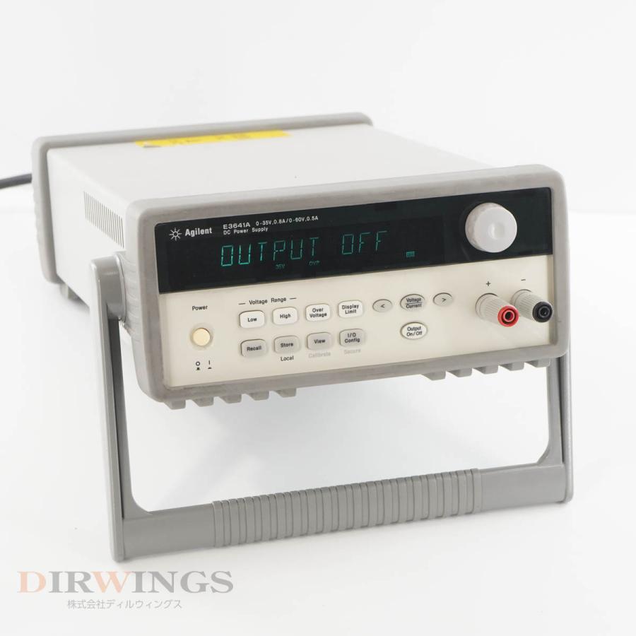 [DW]USED 8日保証 Agilent E3641A DC Power Supply DC電源 パワーサプライ OPT 0E9 0-35V ...