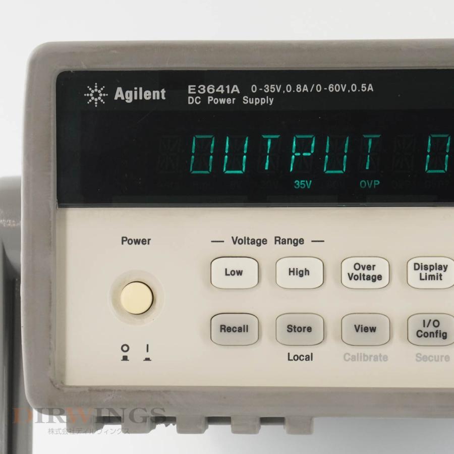 [DW]USED 8日保証 Agilent E3641A DC Power Supply DC電源 パワーサプライ OPT 0E9 0-35V ...