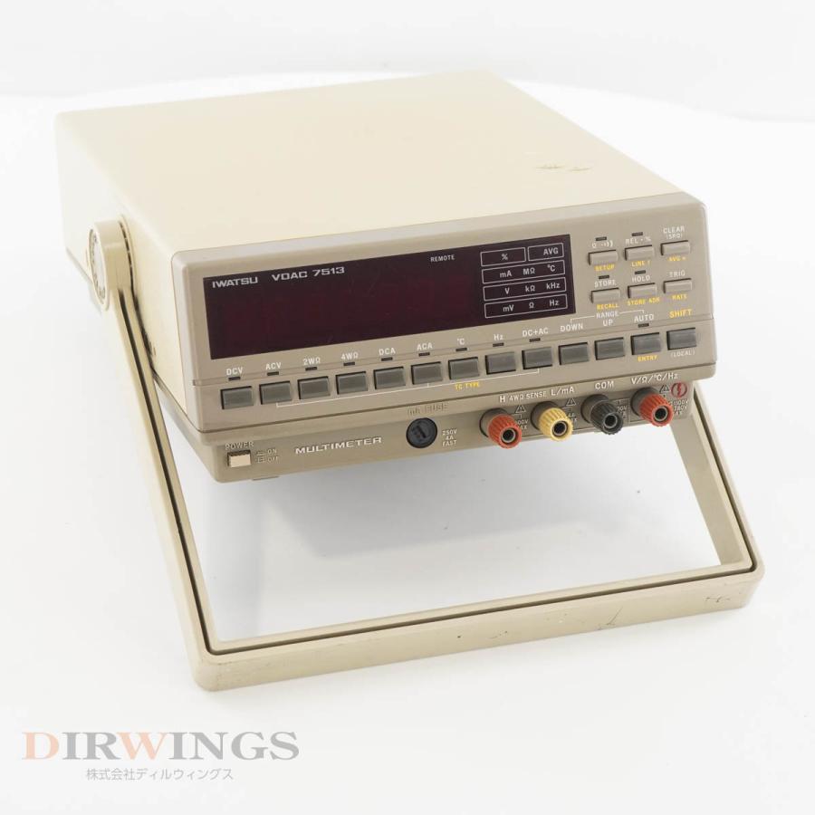 [JB]USED 保証なし IWATSU VOAC 7513 DIGITAL MULTIMETER デジタルマルチメーター [05941-0075] : DIRWINGSショップ - 通販 ...
